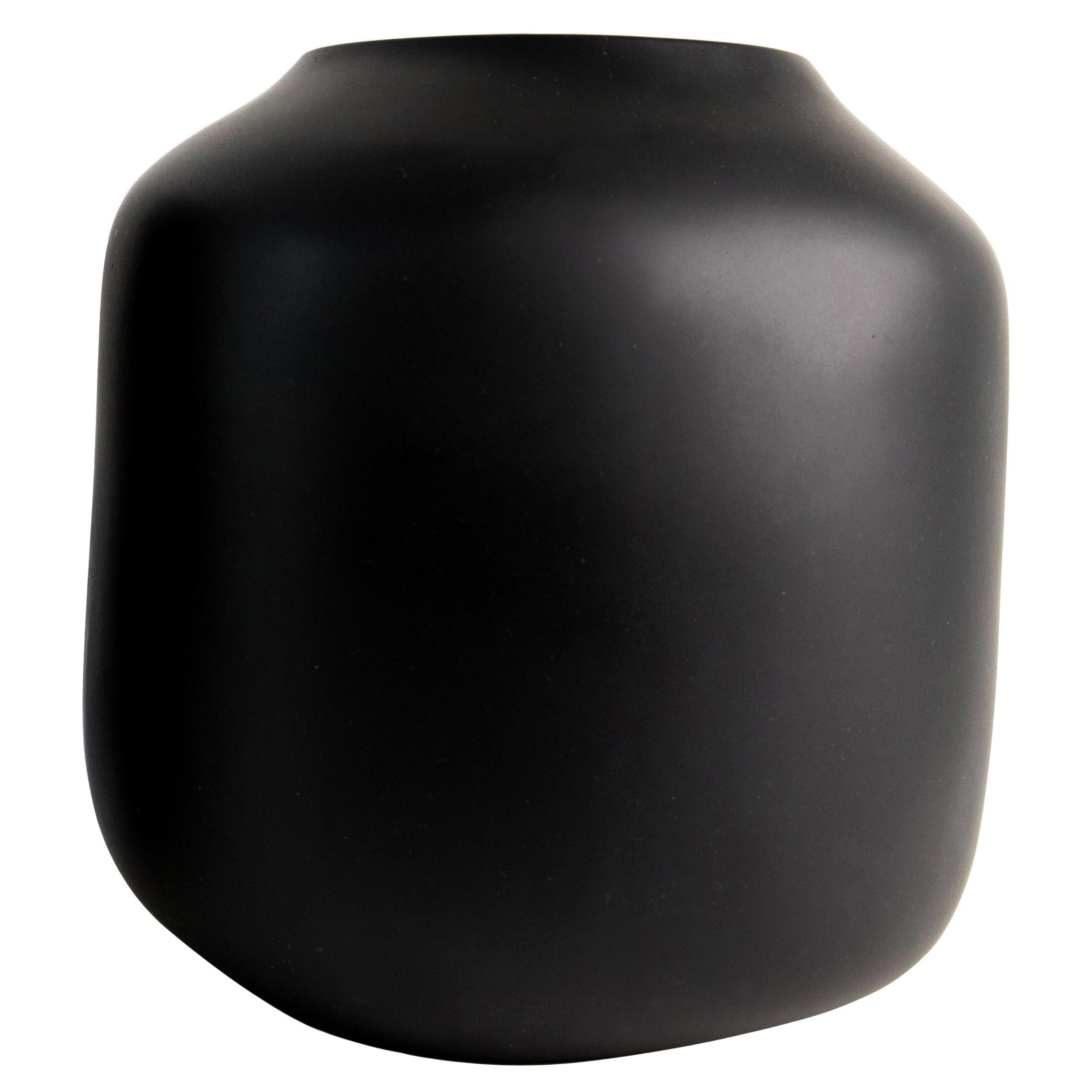 Black Handmade Small Resin Pedestal Tray by Baron y Vicario For Sale at ...