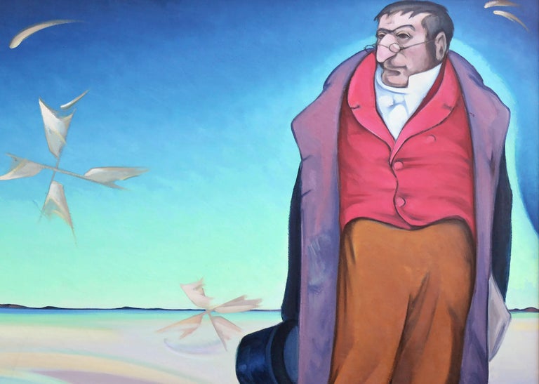 Tarmo Pasto - Large-Scale Surrealist Figurative Landscape, Homage To ...