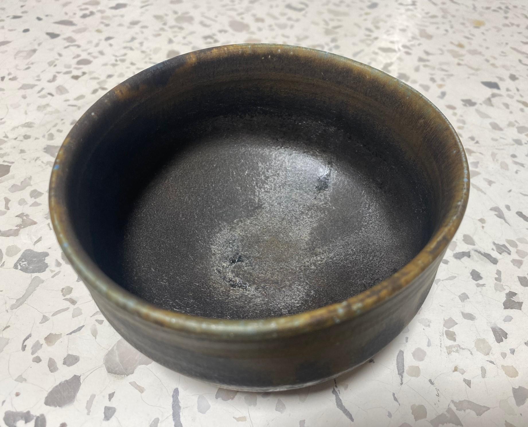 Tashiko Tazaezu Signed Japanese Hawaiian Studio Pottery Glazed Chawan ...