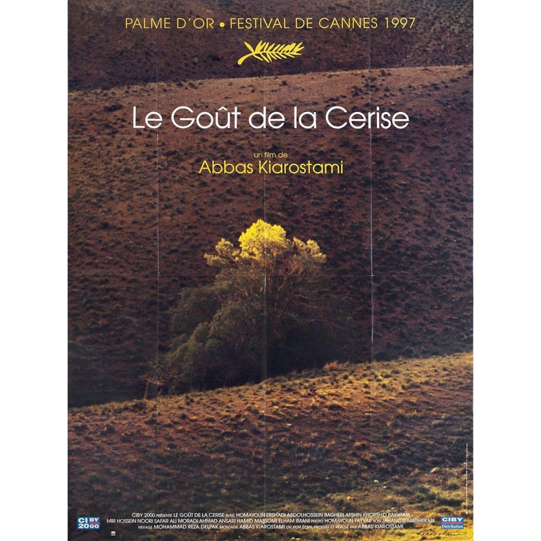 Taste of Cherry 1997 French Grande Film Poster For Sale at 1stDibs