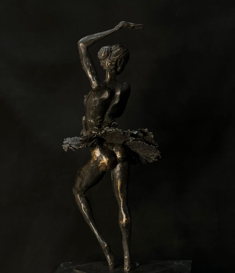 Tauno Kangro - The ballerina dancer - bronze dancer sculpture For Sale ...