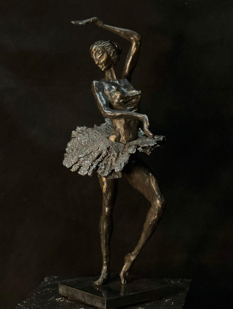 Tauno Kangro - The ballerina dancer - bronze dancer sculpture For Sale ...