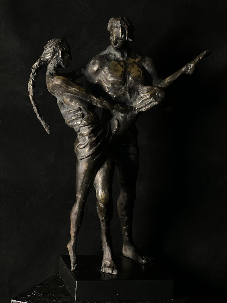 Tauno kangro - Let's Tango - tango dancers. Dancers bronze sculpture ...