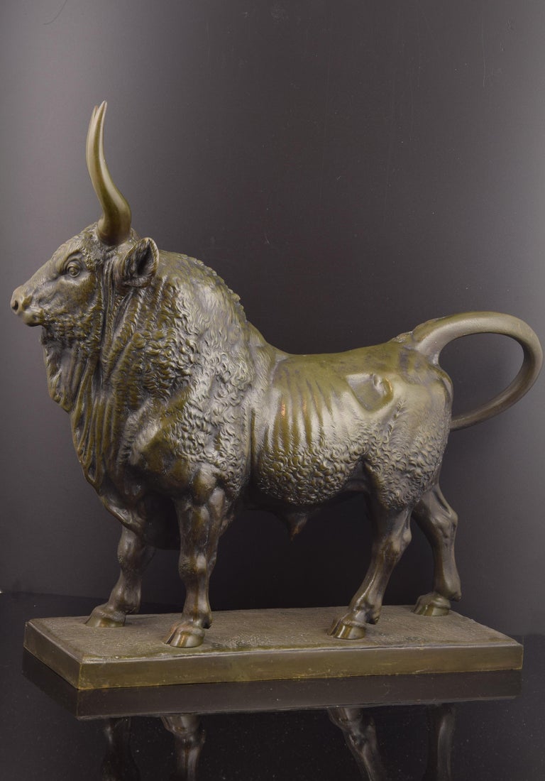 "Taureau vainqueur" ‘Victorious Bull)’, JB Clésinger, 1861, Bronze ...