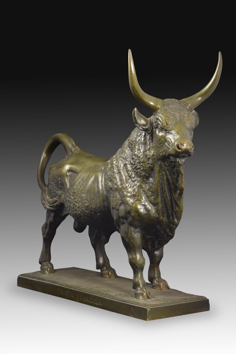 "Taureau vainqueur" ‘Victorious Bull)’, JB Clésinger, 1861, Bronze ...