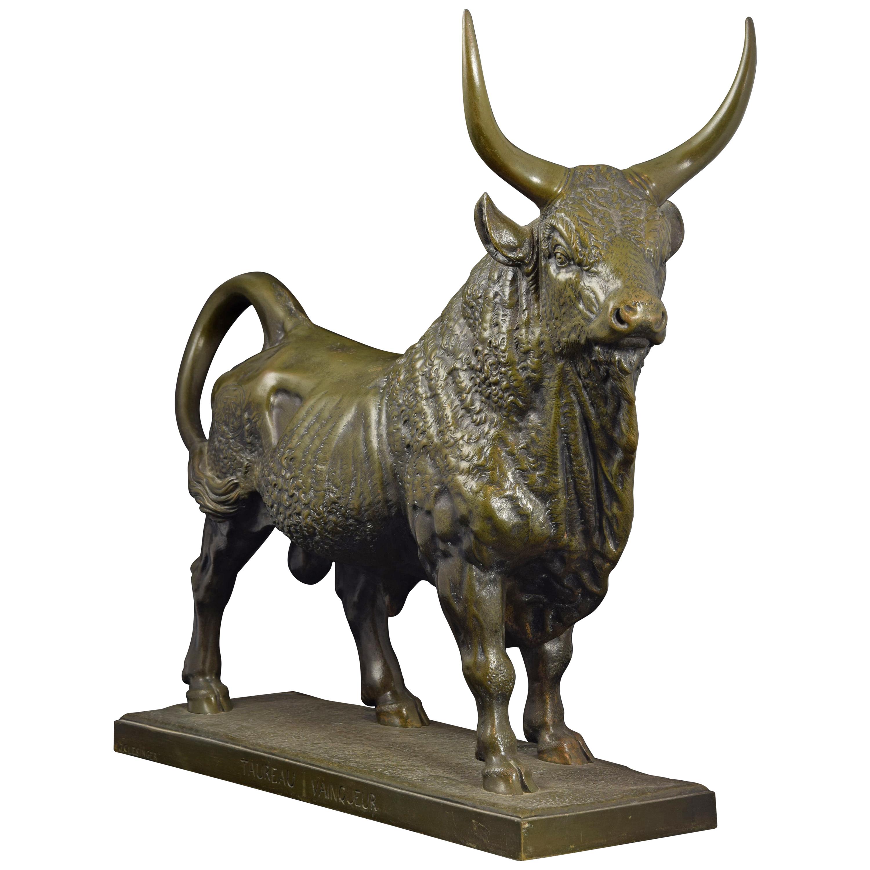 "Taureau vainqueur" ‘Victorious Bull)’, JB Clésinger, 1861, Bronze ...