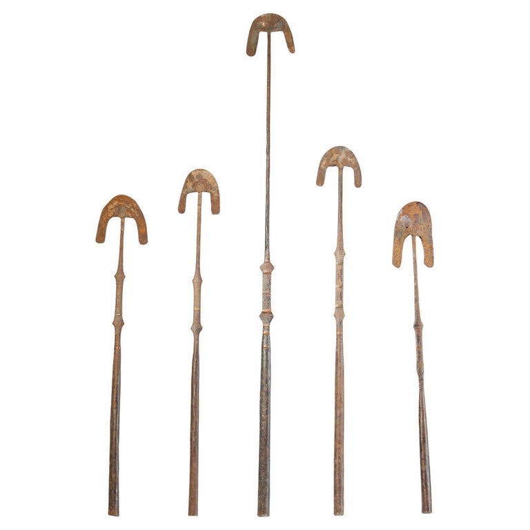Taureg Peoples, '5' Iron Hoe Currencies - African Tribal Art at 1stDibs