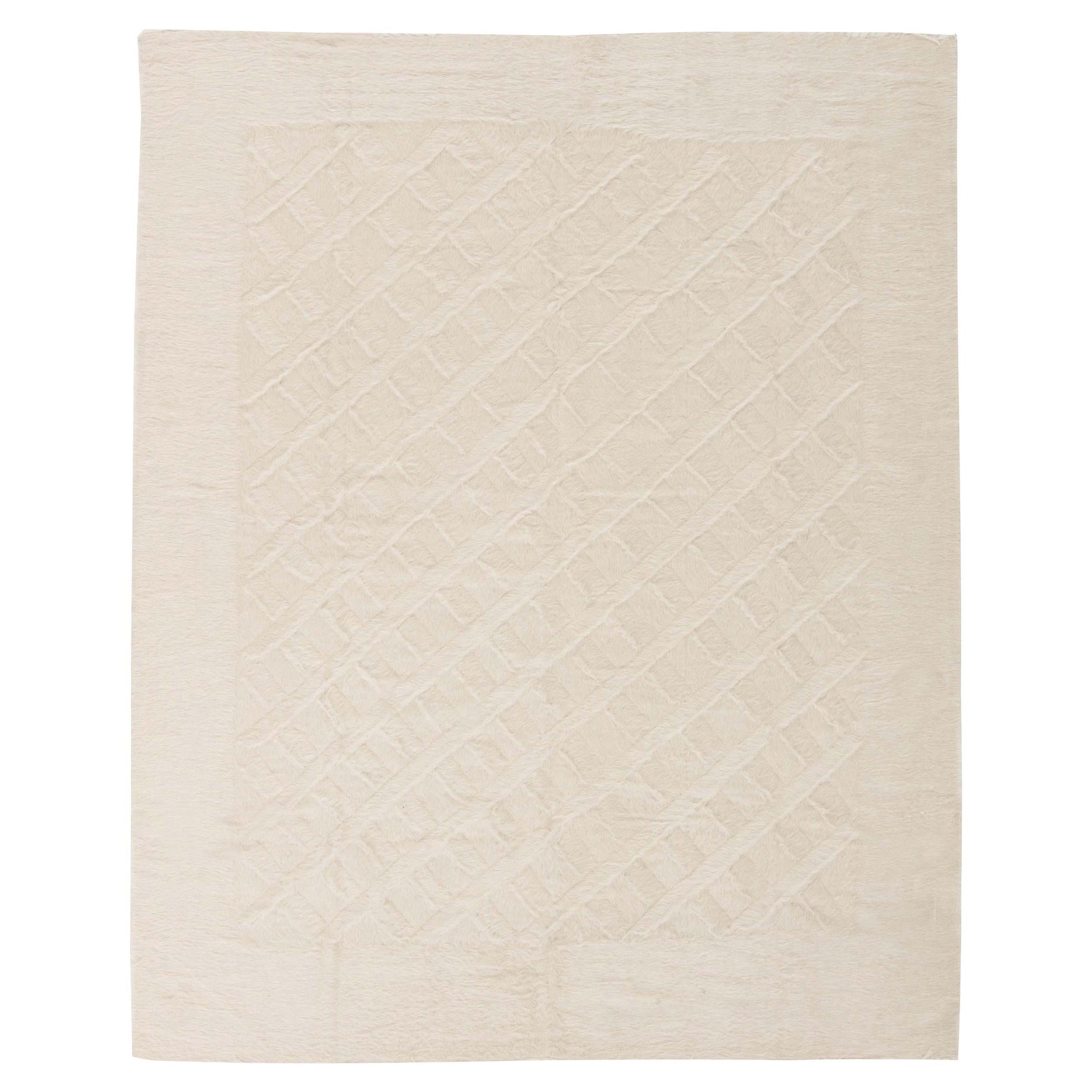 Large Hair-on-hide Grey and Light Brown Modern Rug by Doris Leslie Blau ...