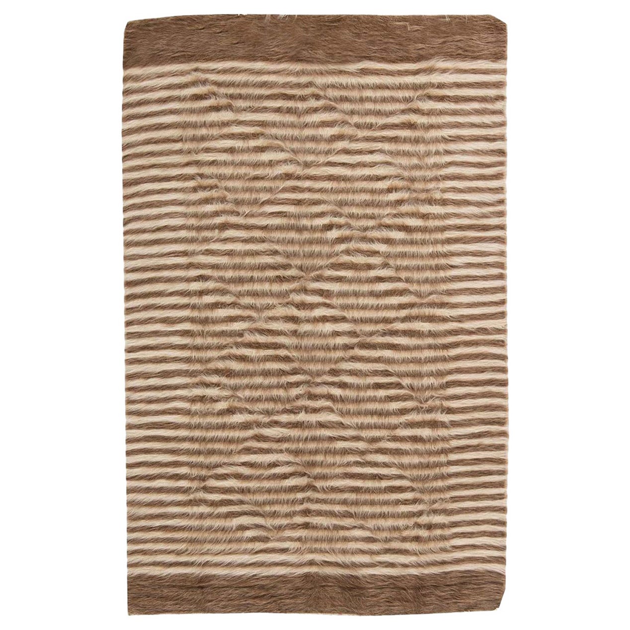 Taurus Collection Modern Striped Goat Hair Rug by Doris Leslie Blau For ...
