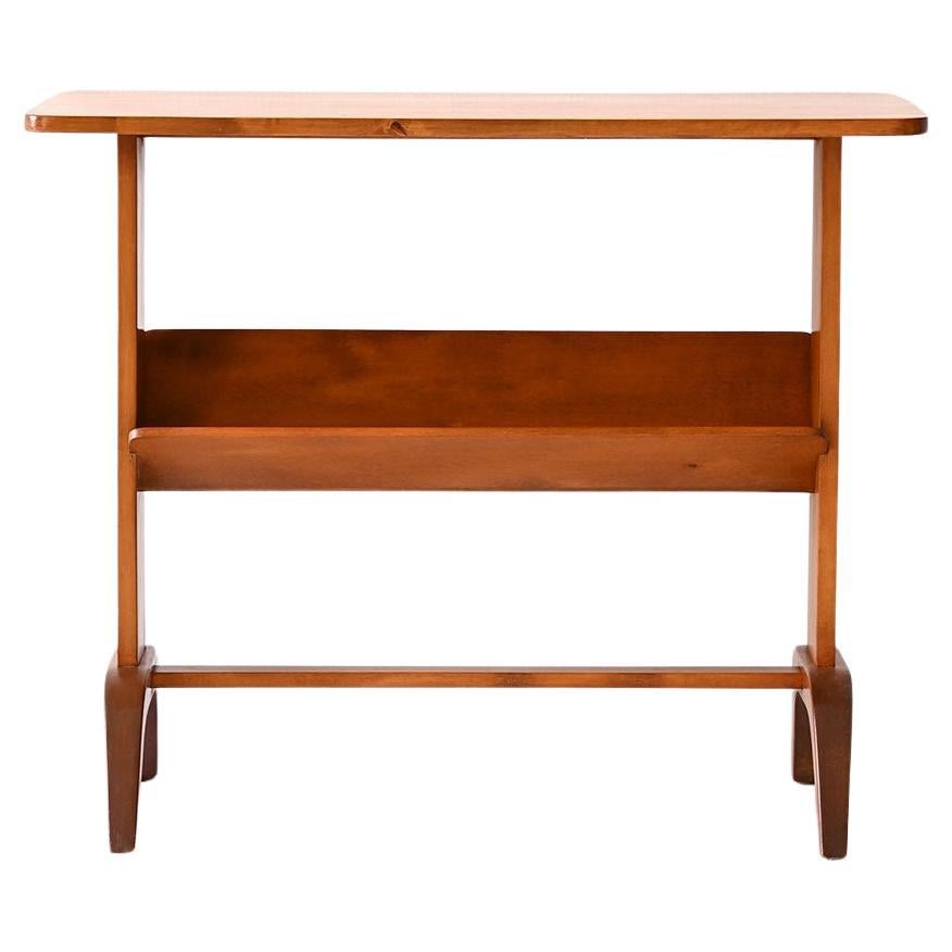 1950s coffee table with wheels For Sale at 1stDibs