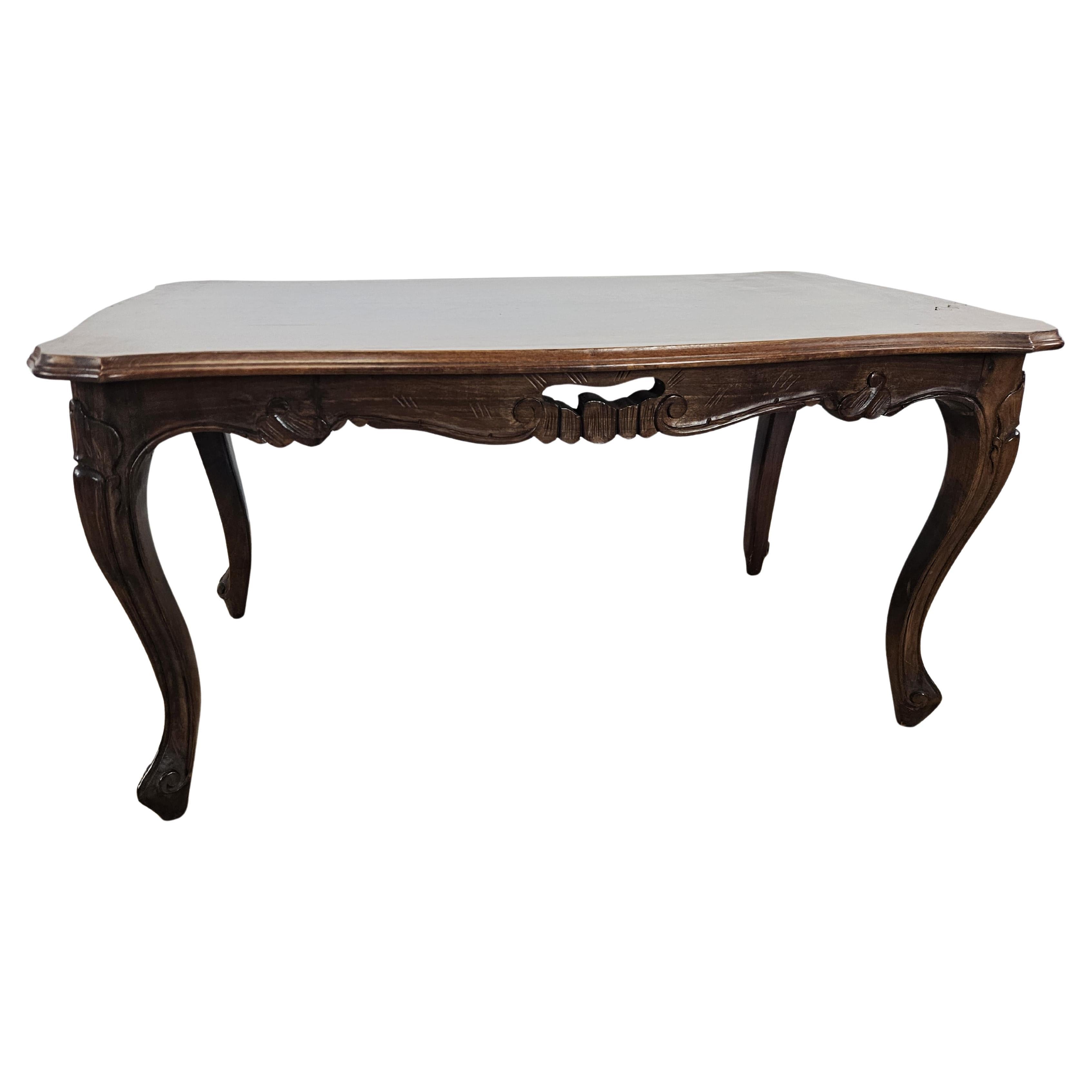20th Century Vintage Low Oak Coffee Table at 1stDibs