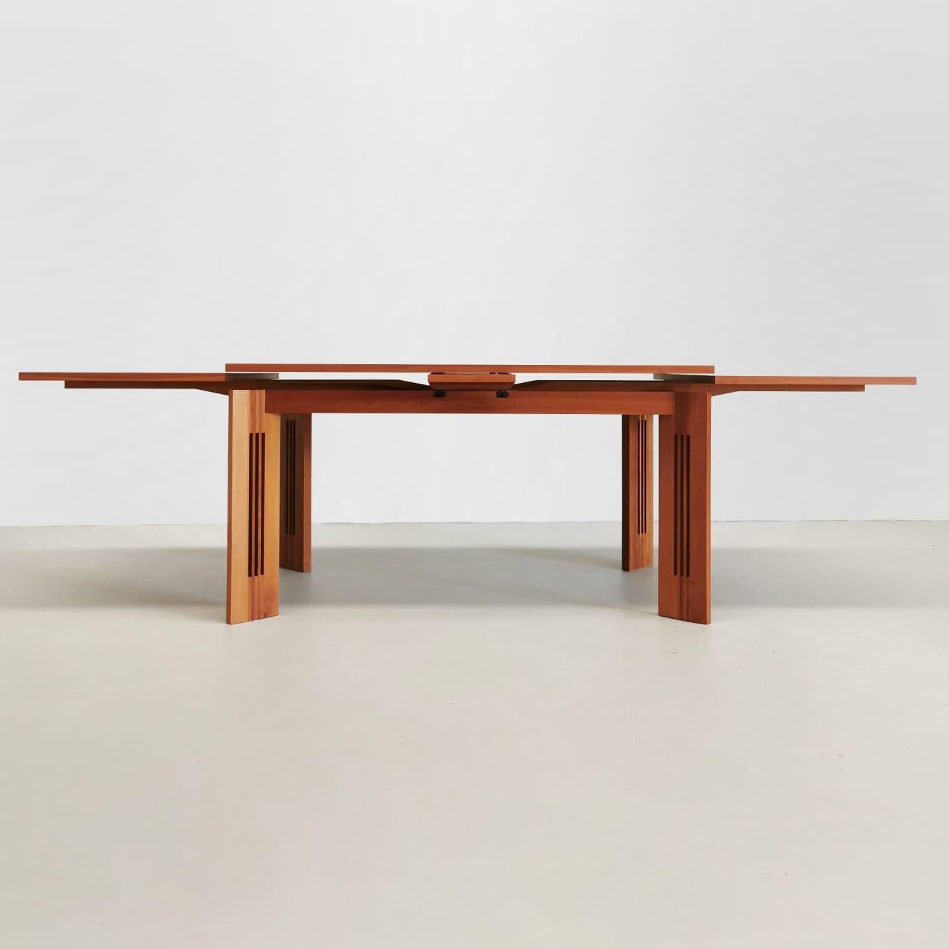 Wooden Extendable Table "Berlin" by C.R. Mackintosh for Cassina 1990s ...