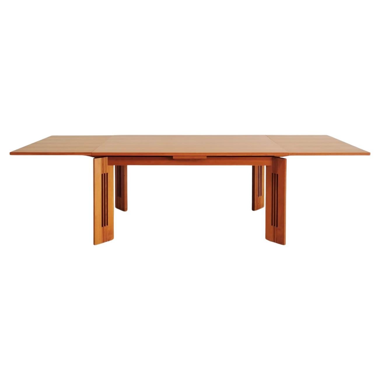 Wooden Extendable Table "Berlin" by C.R. Mackintosh for Cassina 1990s ...