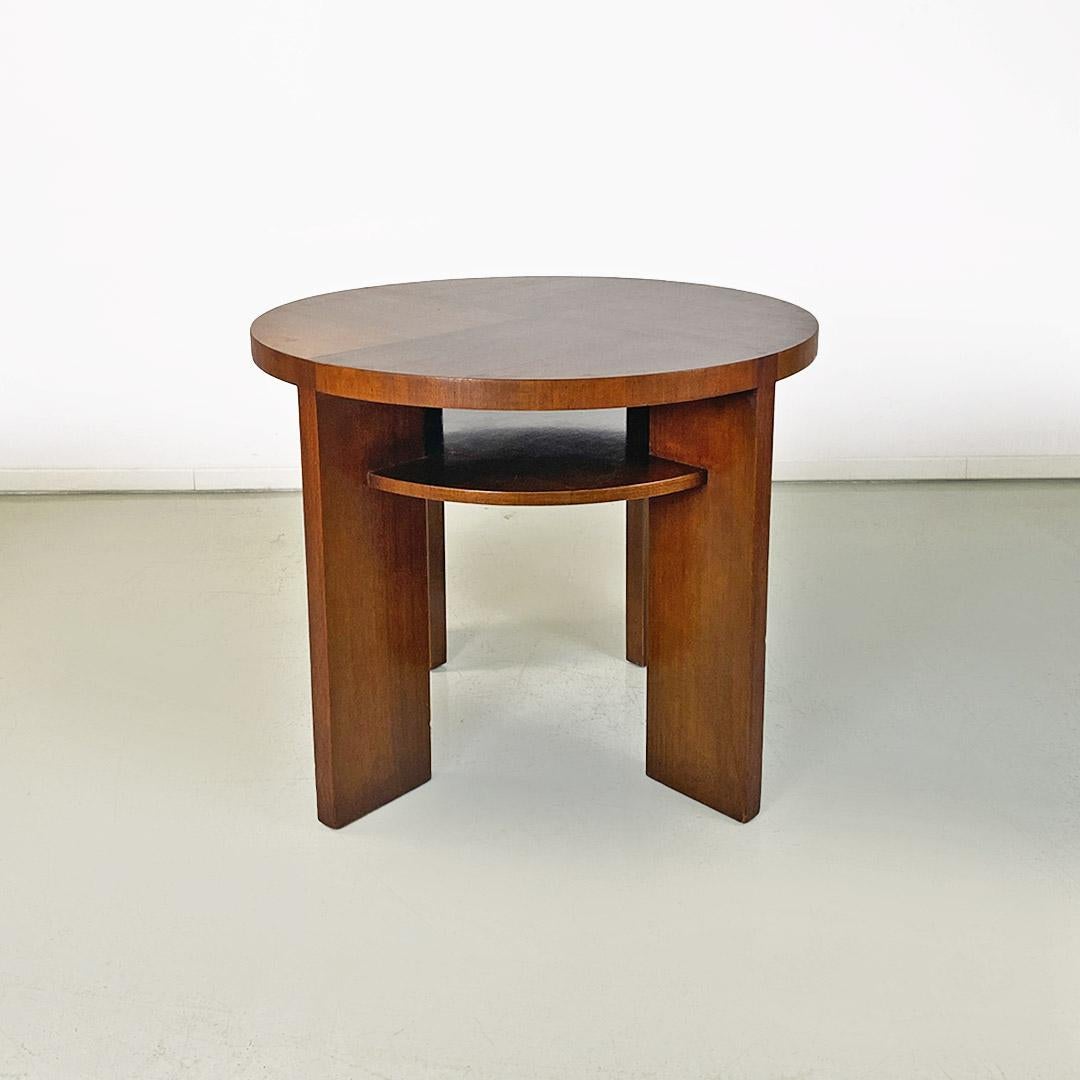 Tavolo ungherese da salotto in legno massiccio, art decò, 1930s at 1stDibs