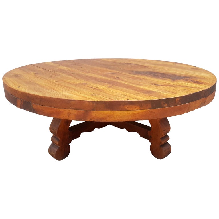Taxco Mexico Colonial Style Sabino Wood Coffee Table at 1stDibs