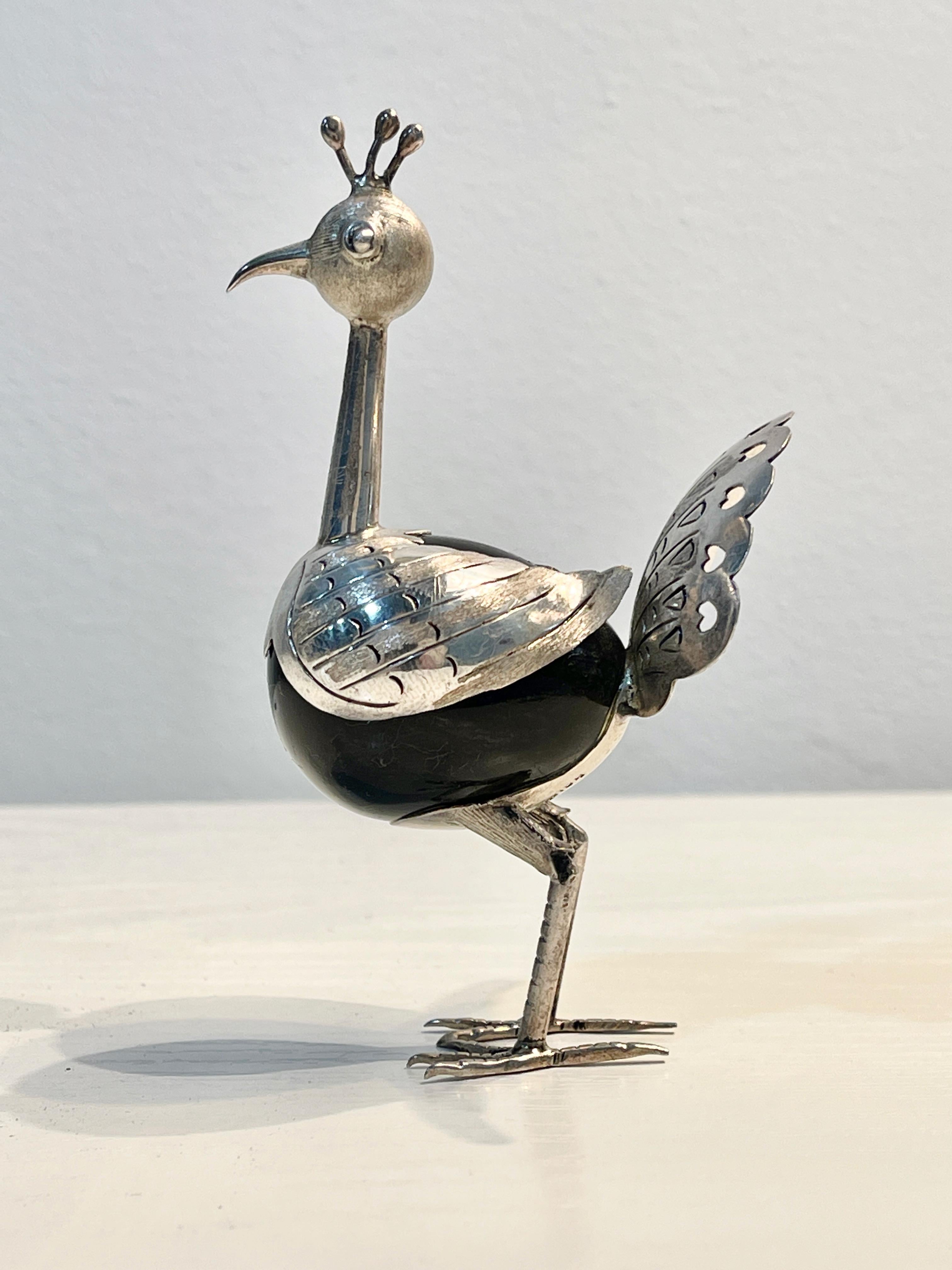 Taxco Mexico Sterling Silver Quail at 1stDibs