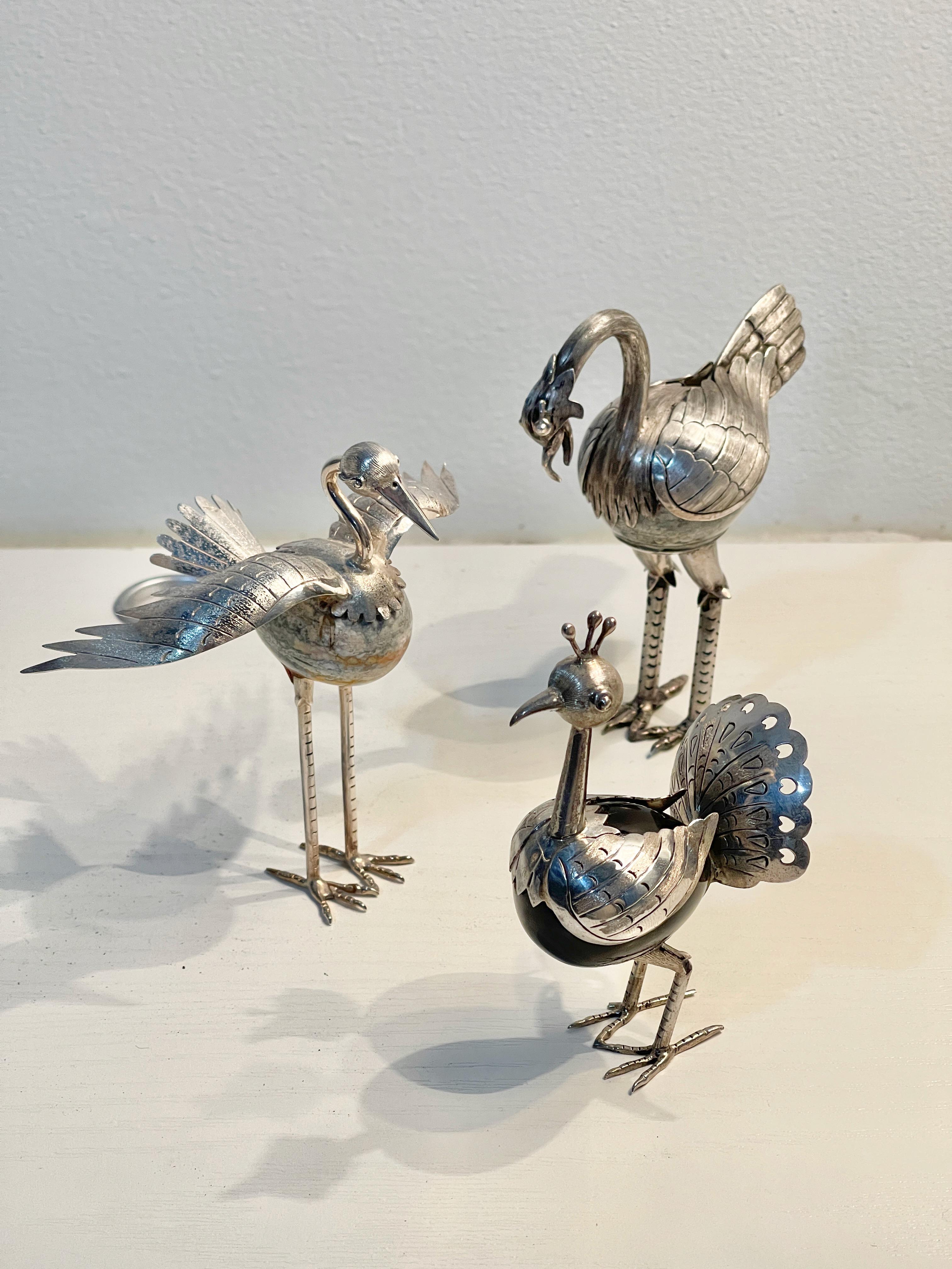Taxco Mexico Sterling Silver Quail at 1stDibs