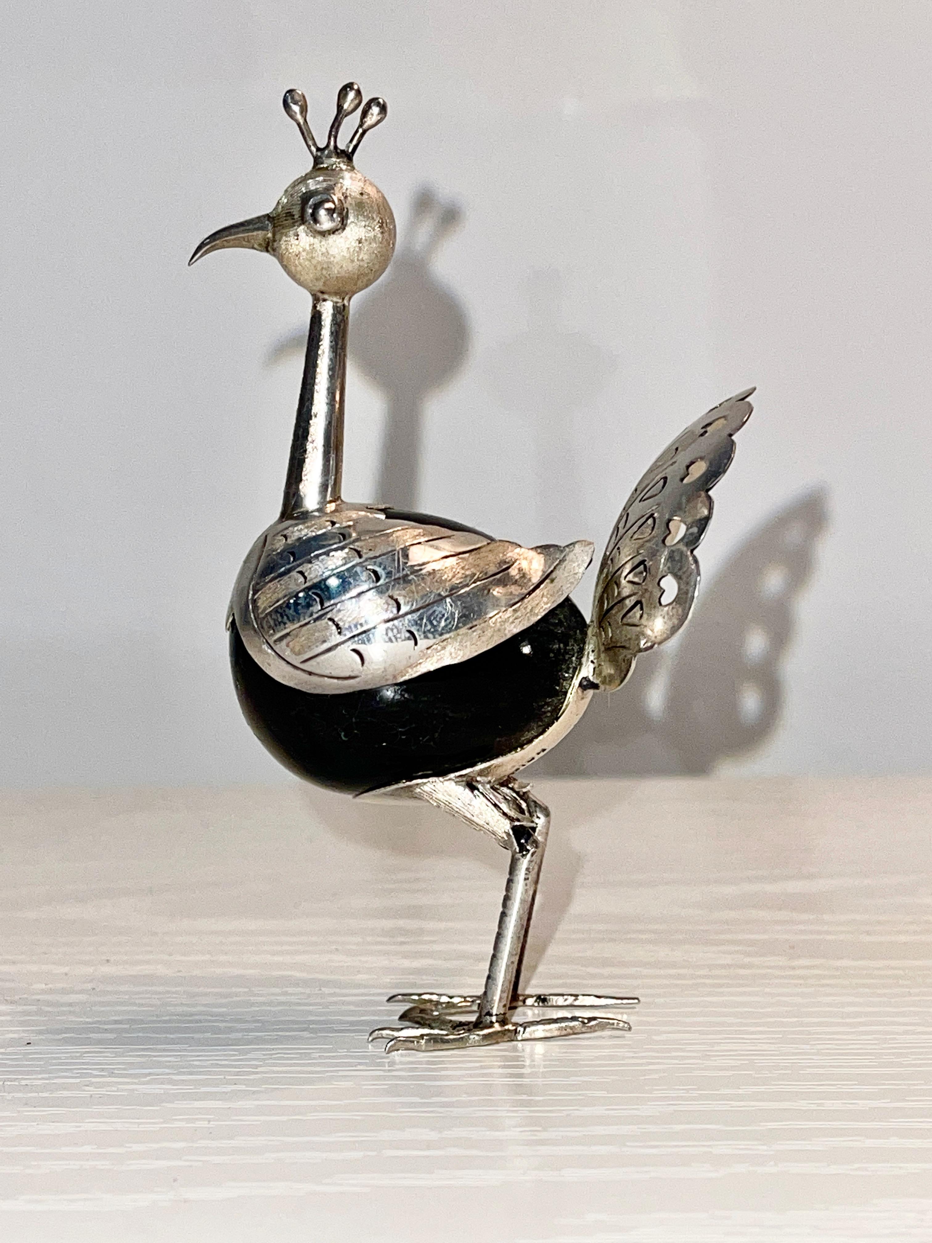 Taxco Mexico Sterling Silver Quail at 1stDibs
