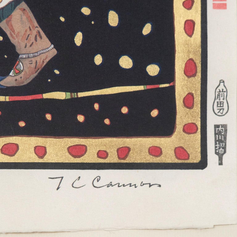 T.C. Cannon - Grandmother Gestating Father and the Washita River Runs ...