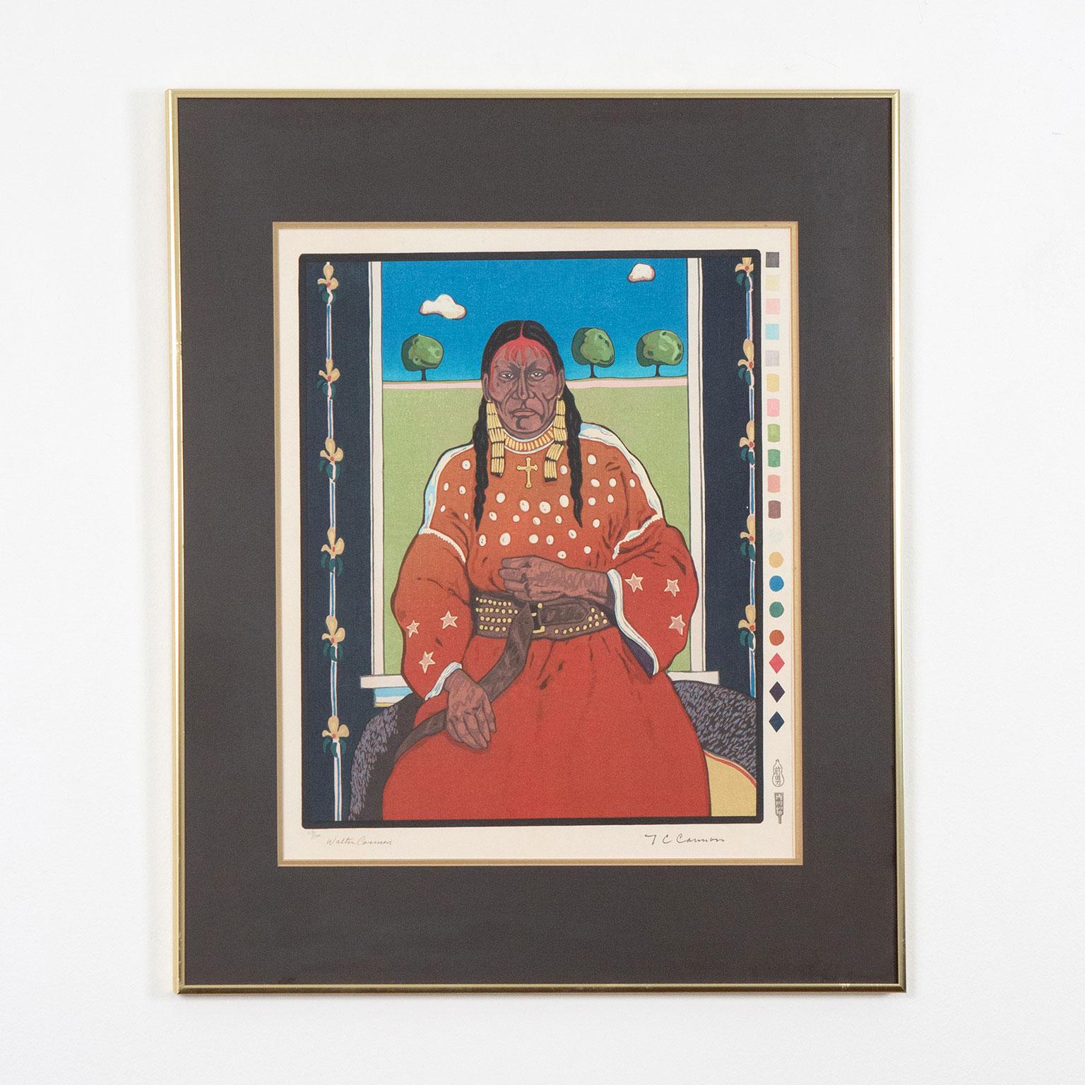 T.C. Cannon - Woman in Window at 1stDibs