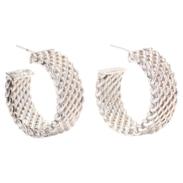 T&Co SS Somerset Wide Hoops at 1stDibs