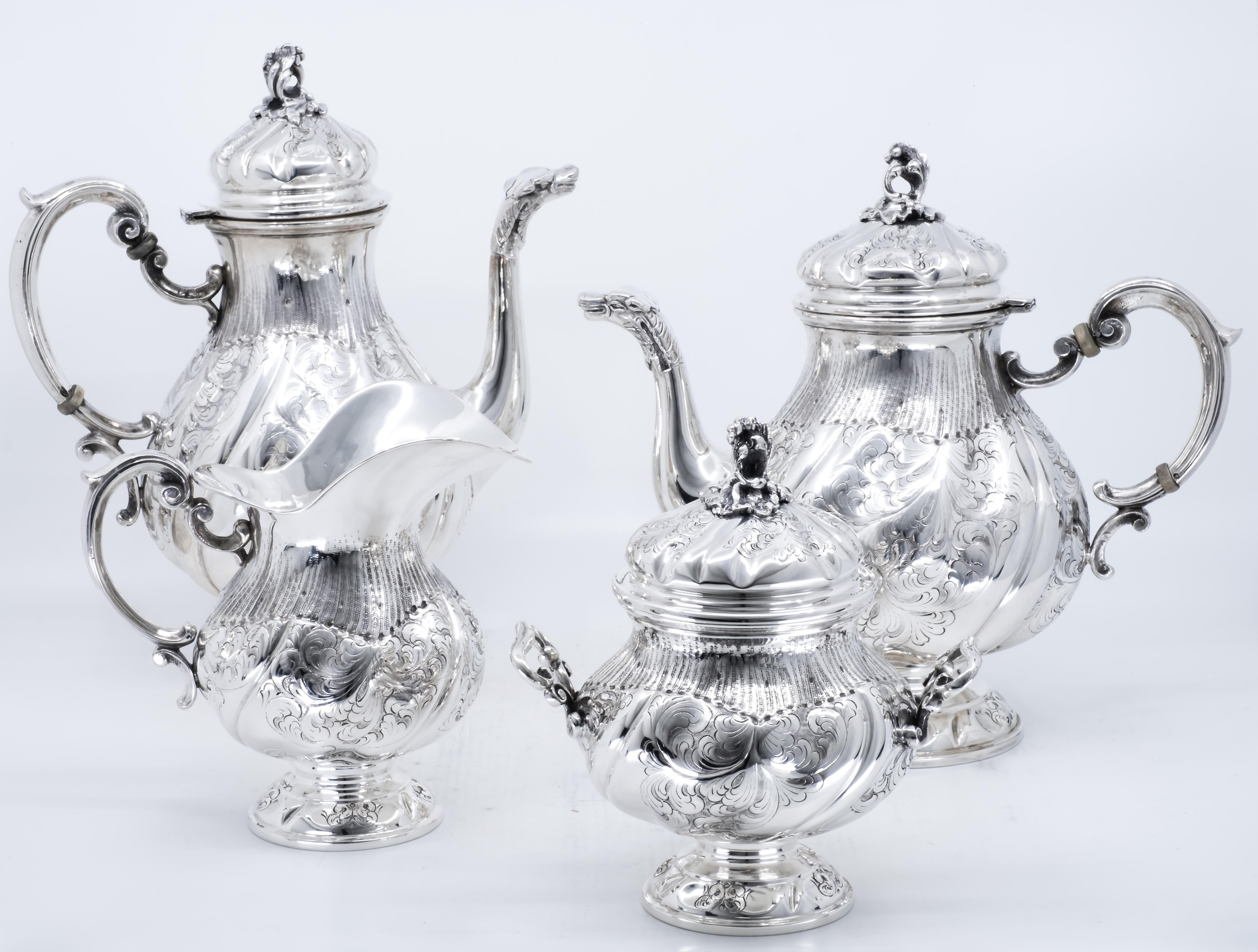Tea and Coffee Service German, 19th Century Bruckmann and Söhne, circa ...