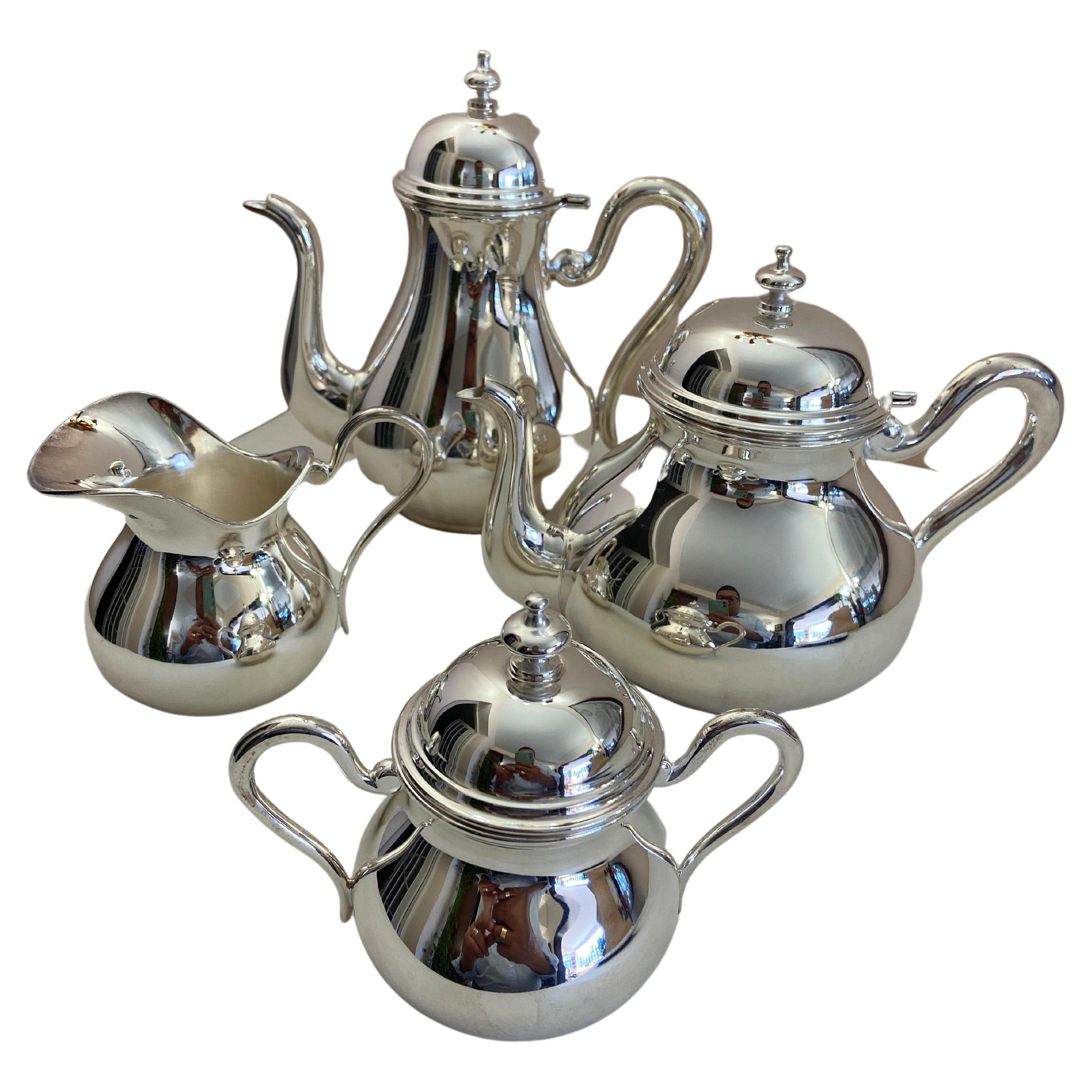Georg Jensen Art Deco Tea/Coffee Service No. 251 For Sale at 1stDibs