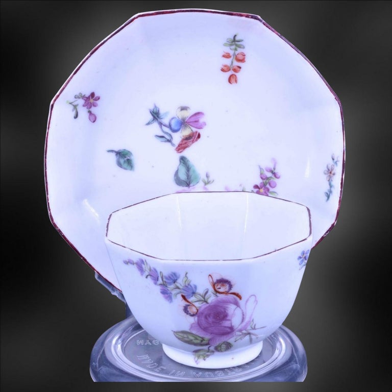 Tea Bowl and Saucer, Chelsea, circa 1752 For Sale at 1stDibs
