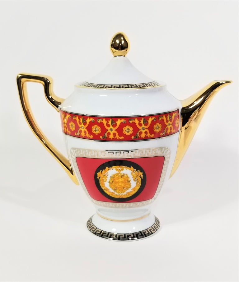 Tea Set by Imperial Greek Key Design Mid Century 15 Piece For Sale at ...