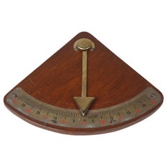 Italian Mid-century Nautical Brass Ship's Clinometer at 1stDibs | brass ...