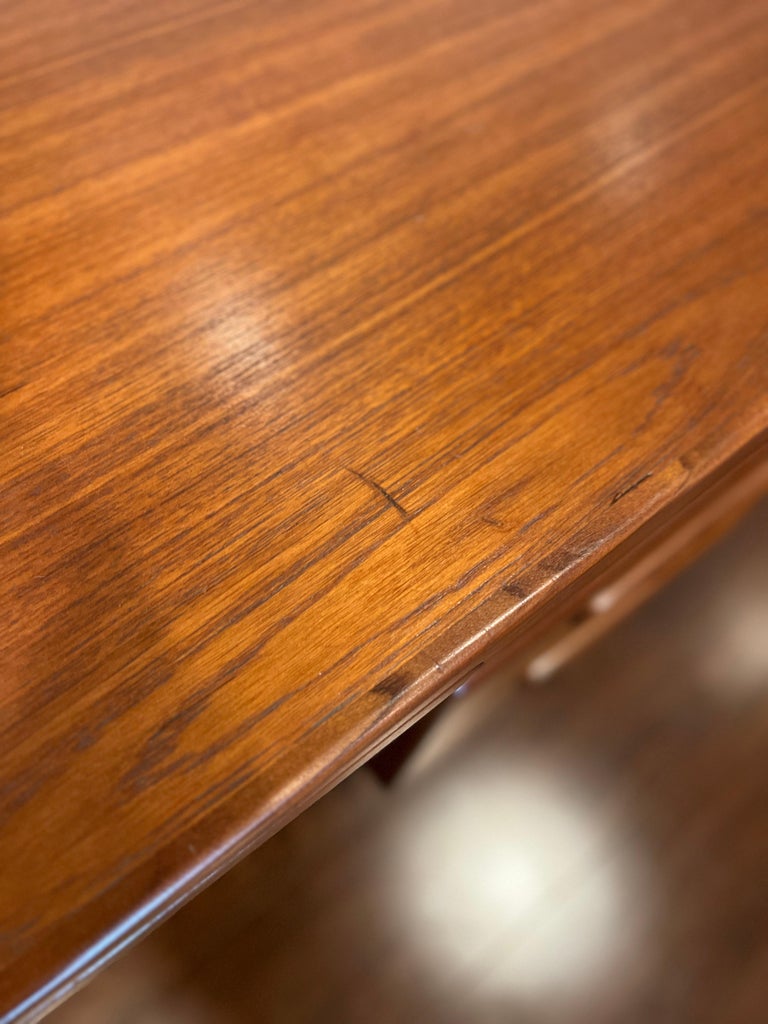 Teak and Walnut Trim Mcm Floating Top Desk from G Plan by Ib Kofod ...