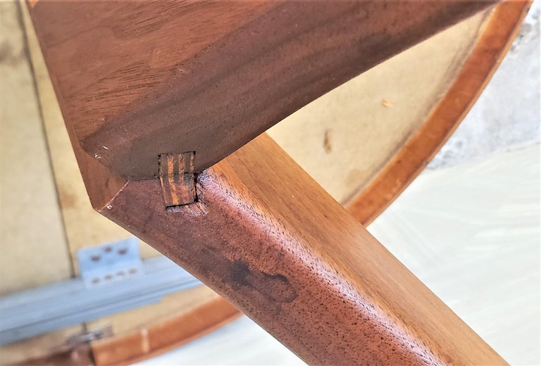 Teak and Arborite Mid-Century Round or Oval Finnish Dining Table with ...