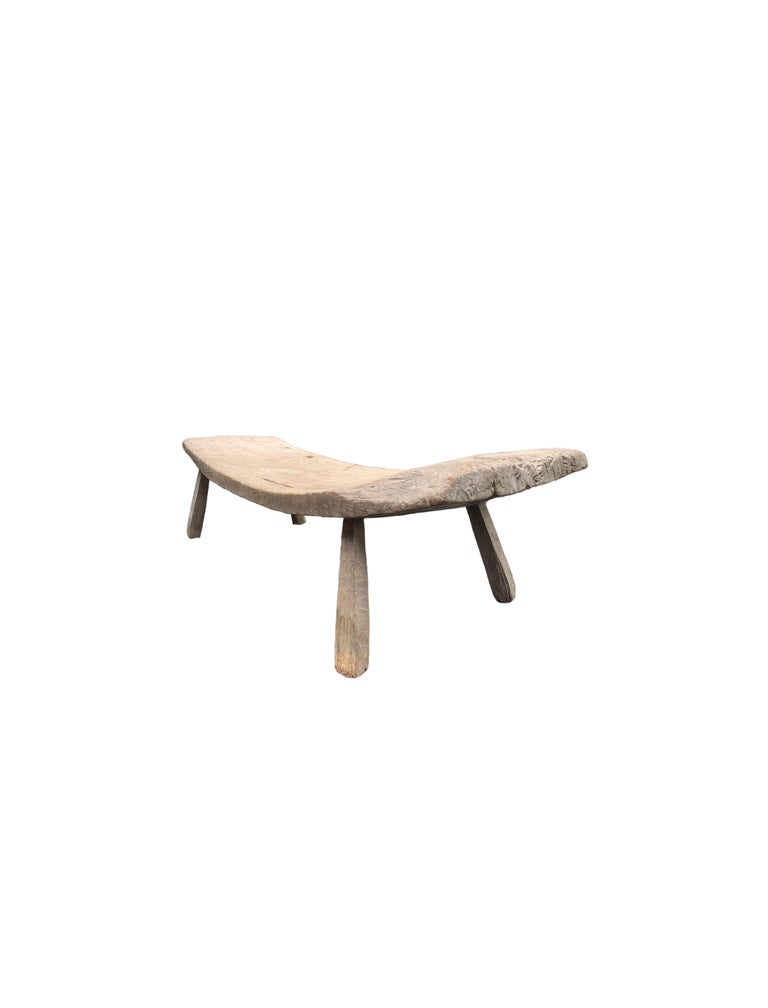 Teak Bench Hand-Carved from Madura Island, Java, Indonesia c. 1900 For ...