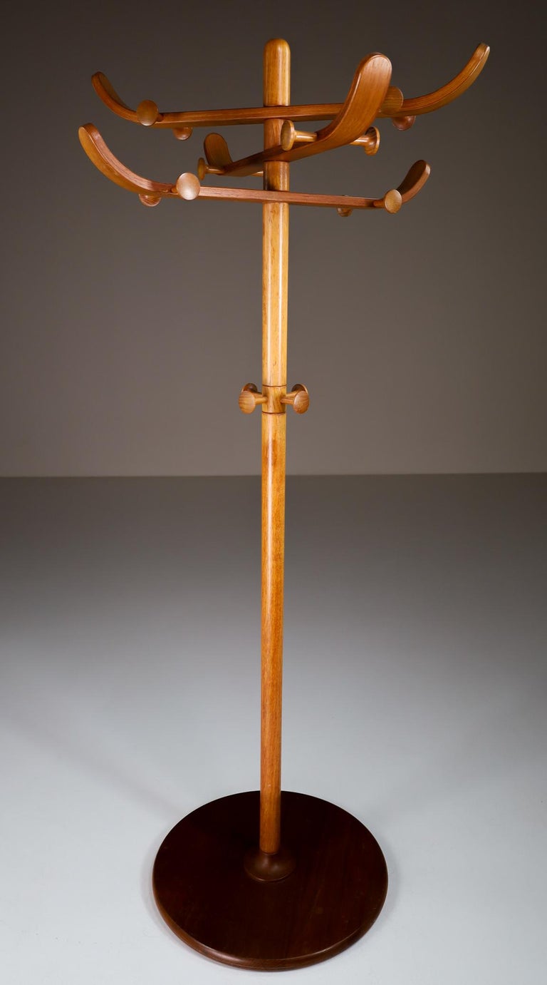 Teak Coat Rack by Søren Nissen and Ebbe Gehl for Aksel Kjersgaard ...