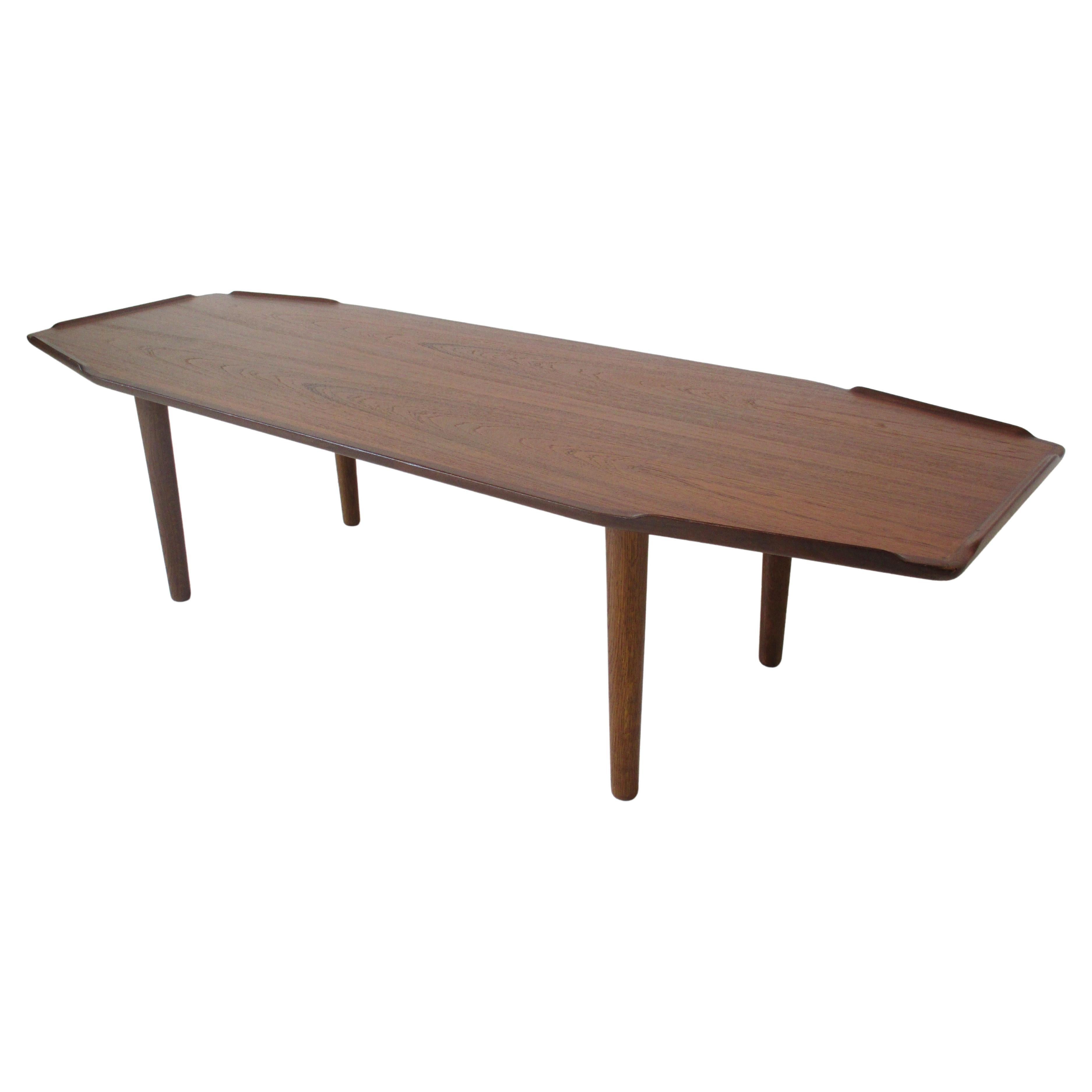 Danish Coffee Table Teakwood by Trioh Møbler at 1stDibs