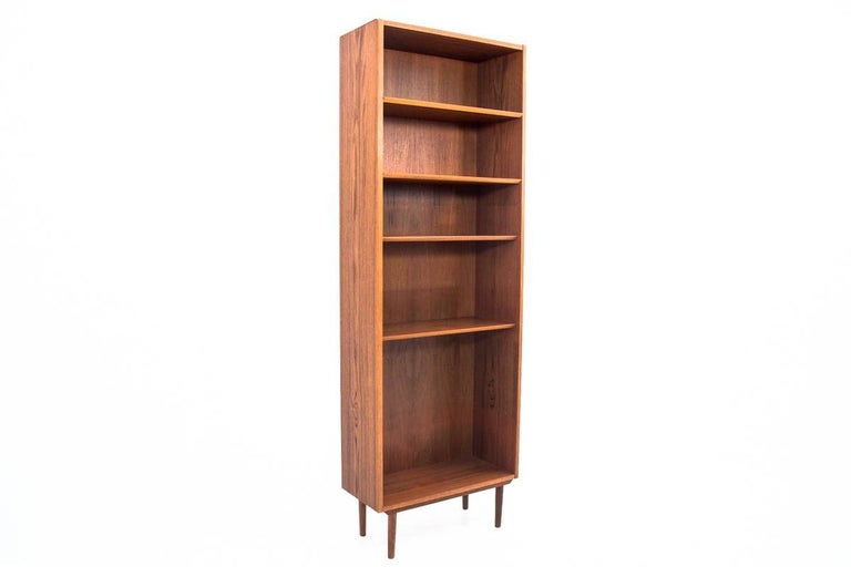 Teak Danish Bookcase at 1stDibs