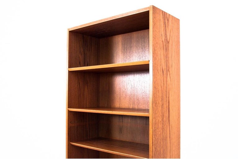 Teak Danish Bookcase at 1stDibs