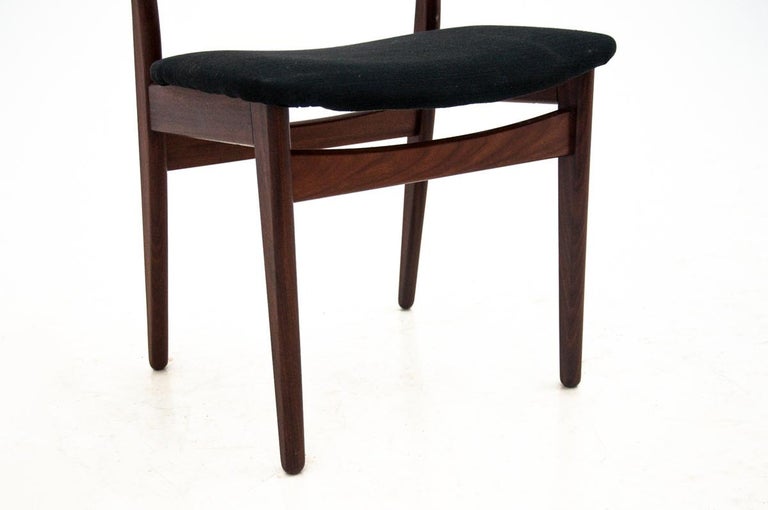 Teak Danish Chairs with Ladder Back at 1stDibs