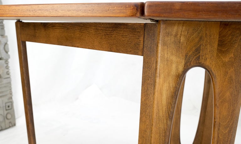 Teak Danish Mid-Century Modern Banquet Dining Gate Leg Maria Table 2pcs ...