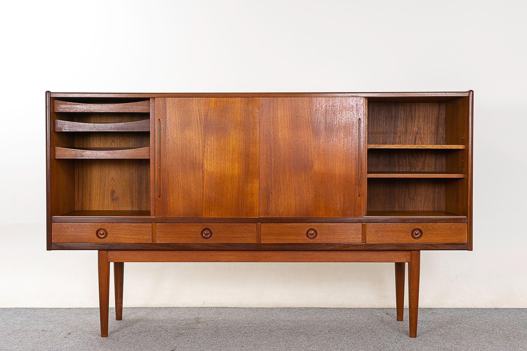 Teak Danish Modern Sideboard For Sale at 1stDibs