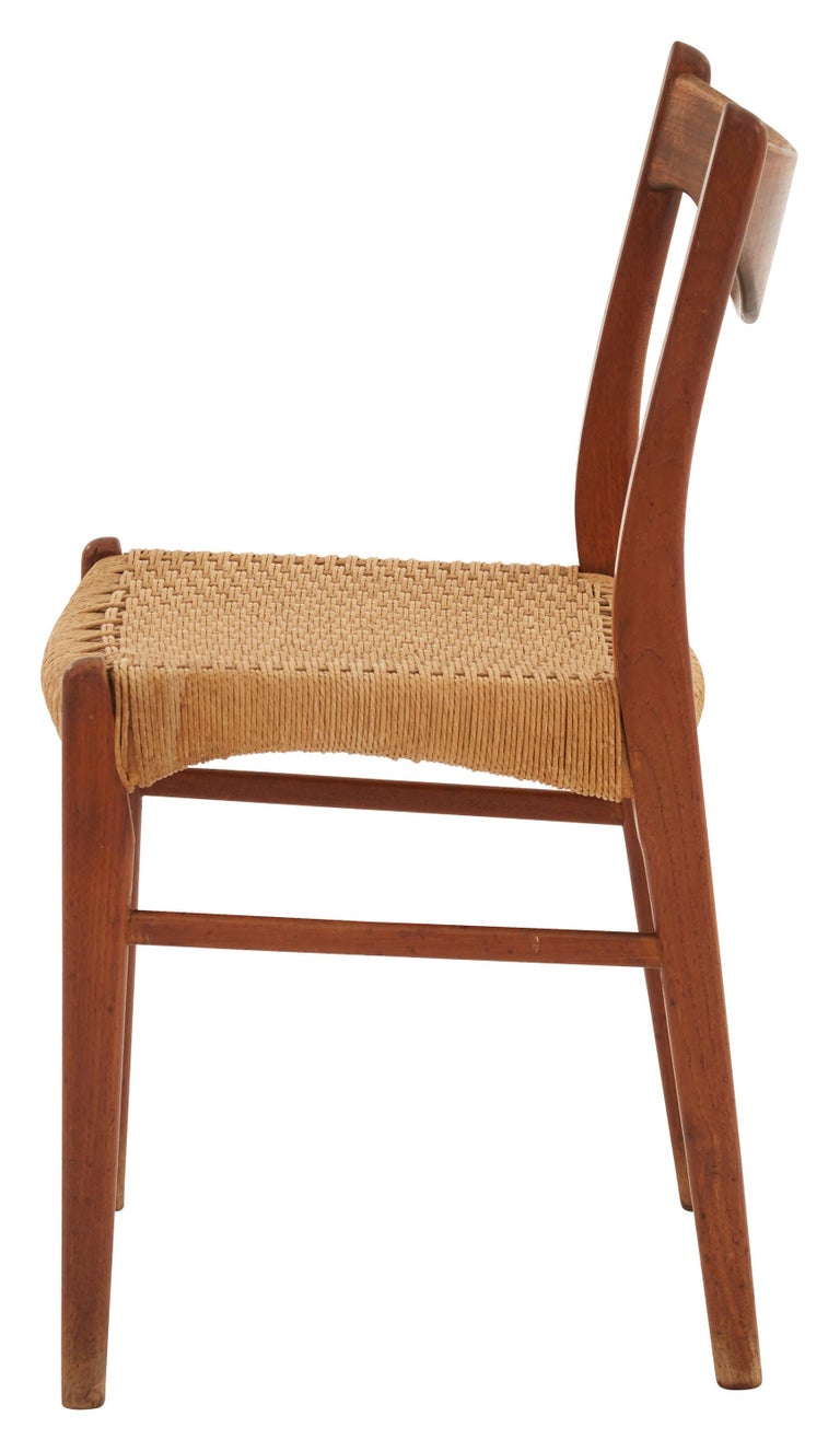 Teak Danish-Style Dining Chair For Sale at 1stDibs