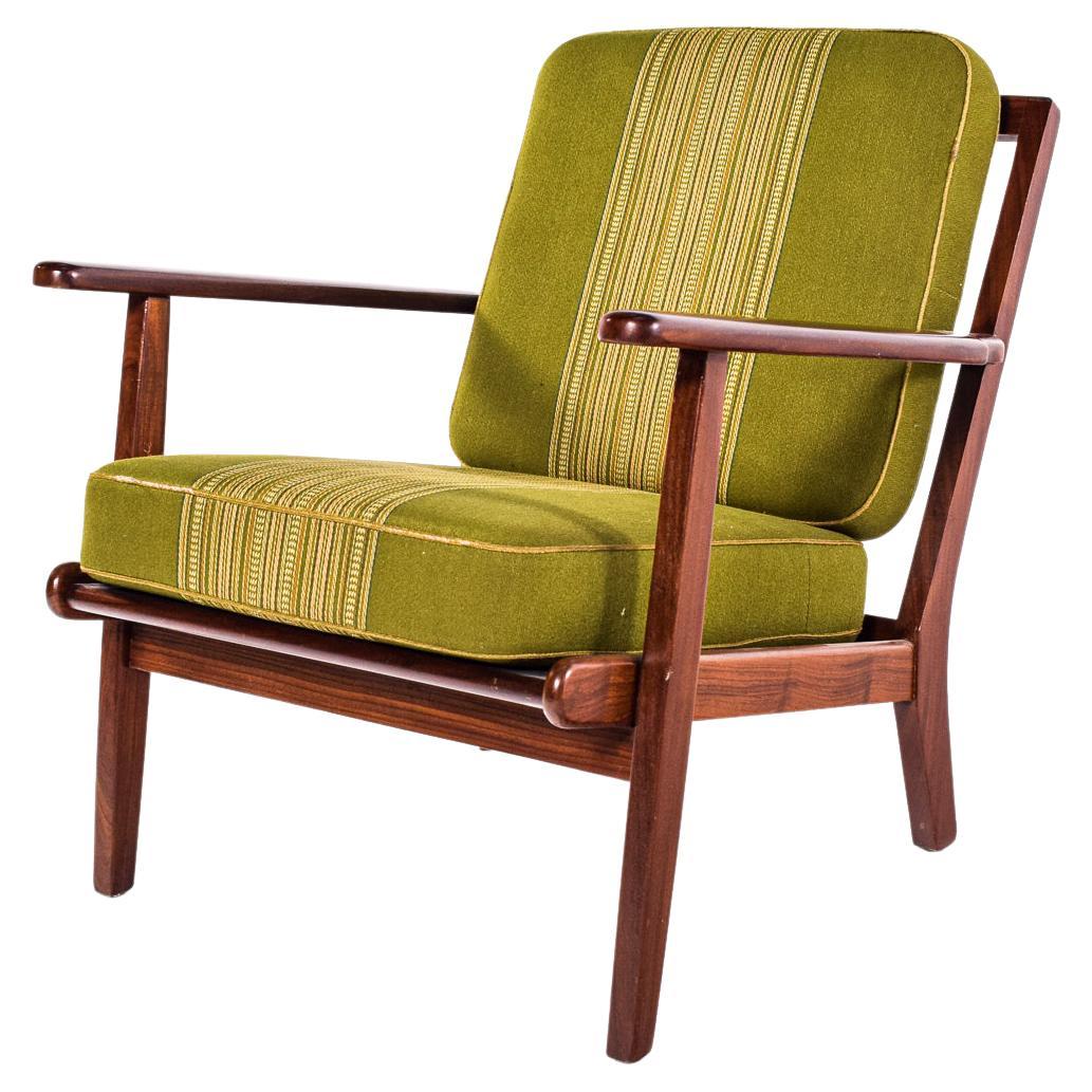 Danish Teak Highback Easy Chair, 1960s For Sale at 1stDibs