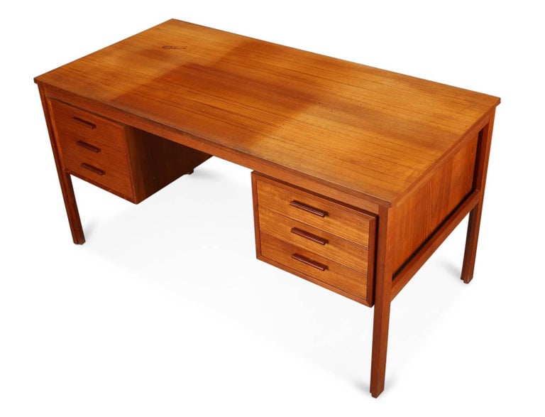 Teak Desk For Sale at 1stDibs