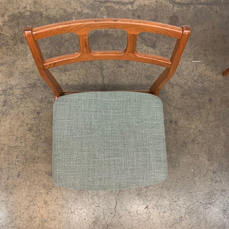 Teak Dining Chairs by Dscan, Set of Four at 1stDibs