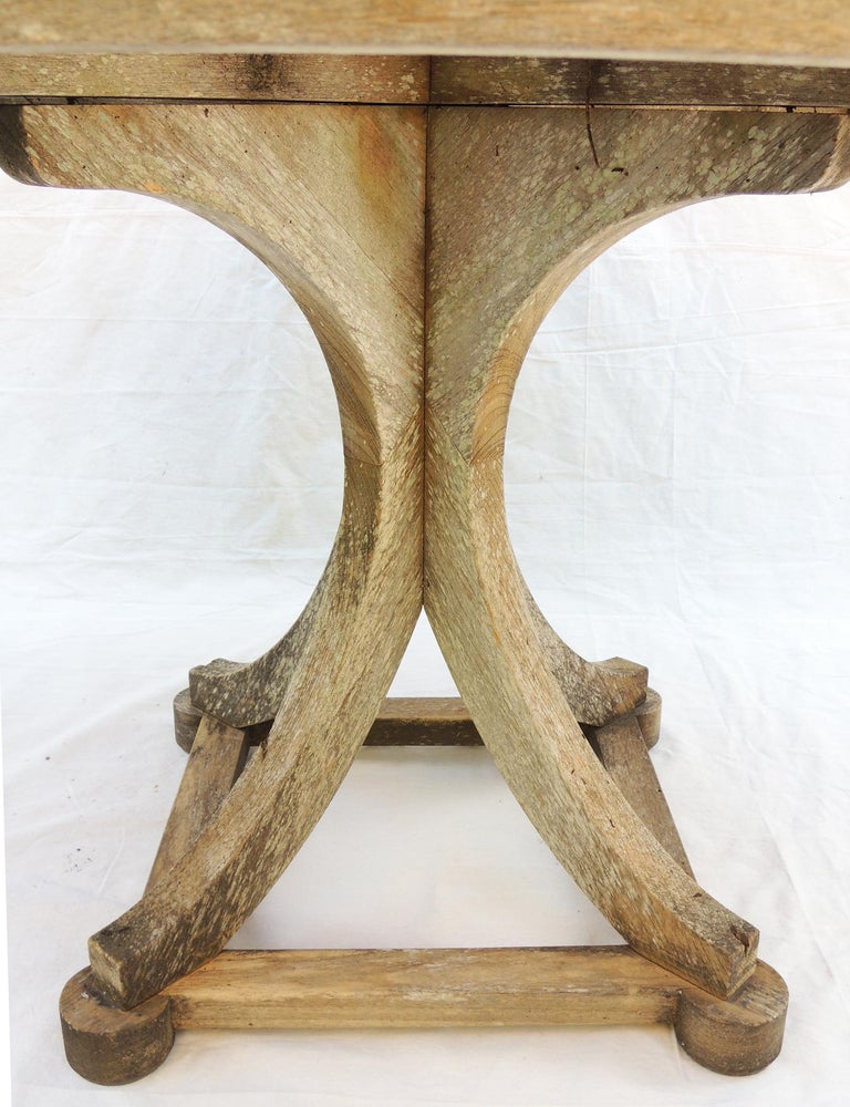 Teak Garden Set, Table and Six Chairs by Munder-Skiles at 1stDibs