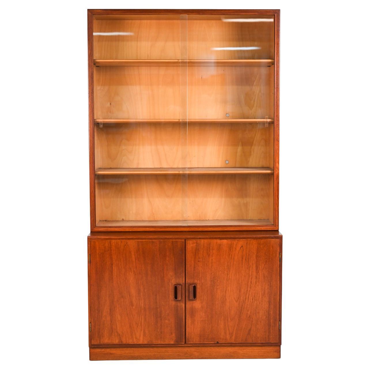 Teak Wood Bookcase at 1stDibs