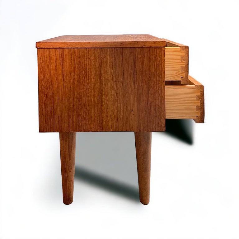 Teak Hallway Sideboard Bench, Denmark, 1960s For Sale at 1stDibs