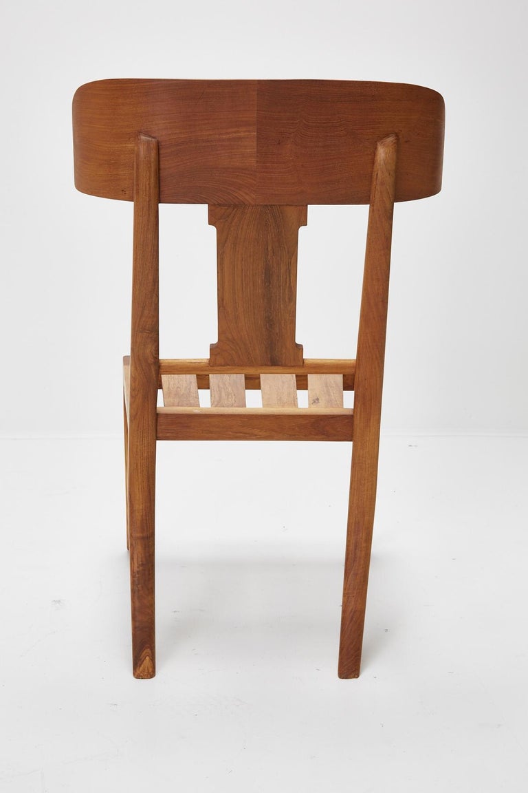 Teak Klismos Side or Dining Chair by Michael Taylor Collections at 1stDibs