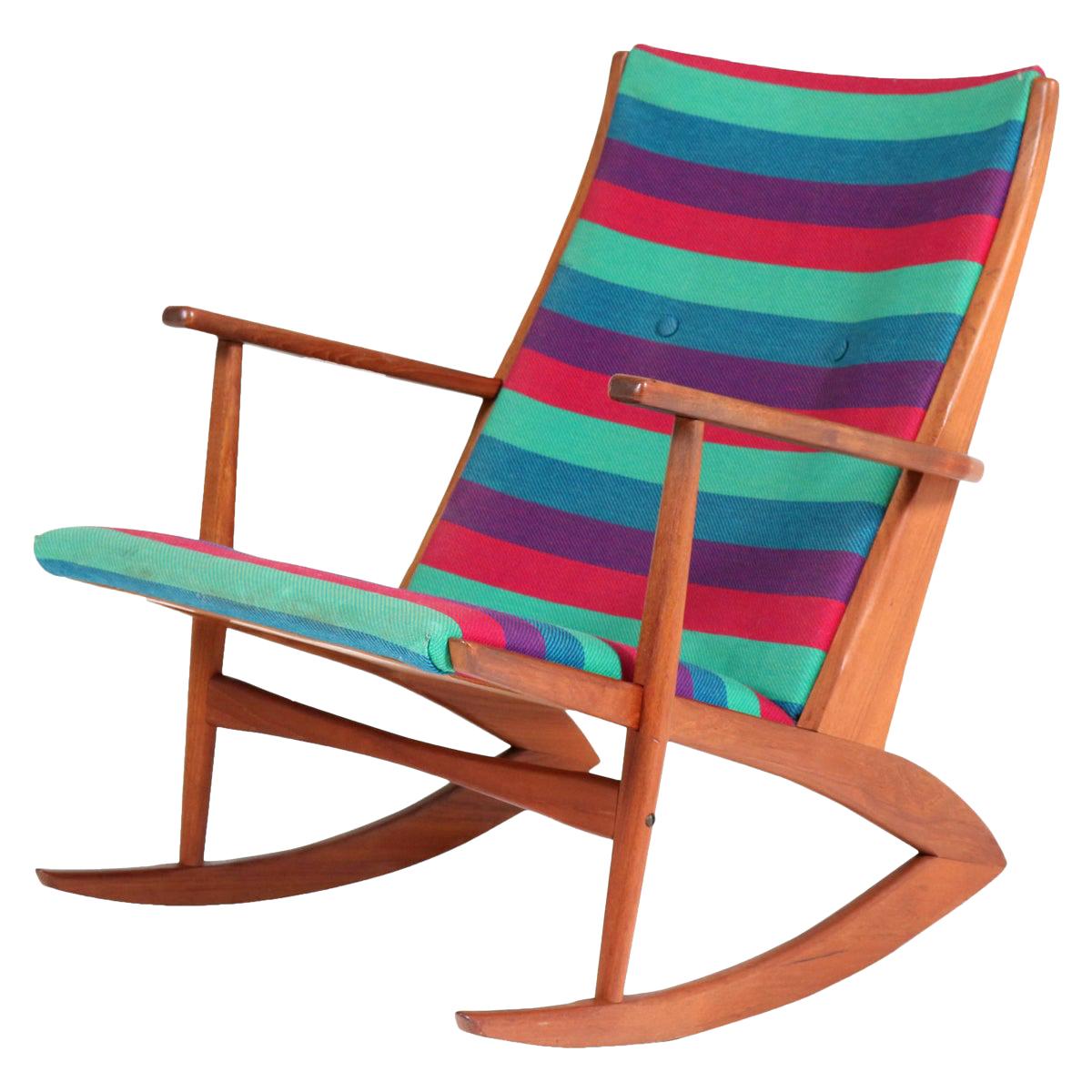 Georg Jensen Teak Rocking Chair for Kubus at 1stDibs