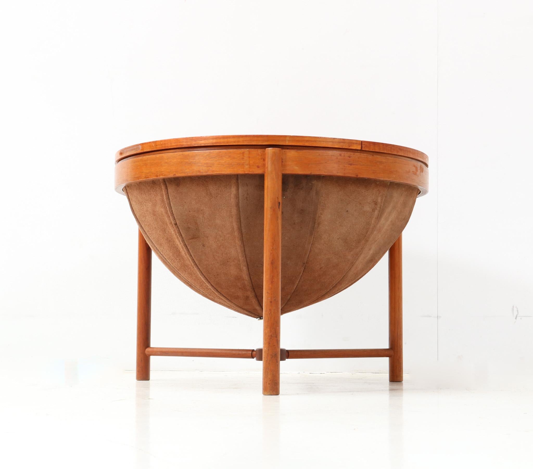 Teak Mid-Century Modern Sewing Table by Rastad and Relling for Rasmus ...
